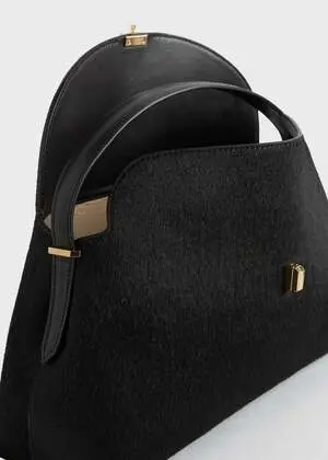 TOTEME Logo Plaque Top Handle Bag