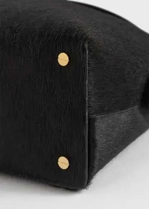 TOTEME Logo Plaque Top Handle Bag