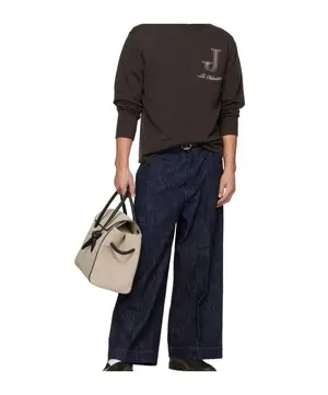 Jacquemus Embroidered Crew Neck Sweater