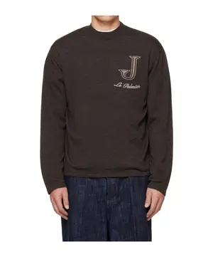 Jacquemus Embroidered Crew Neck Sweater