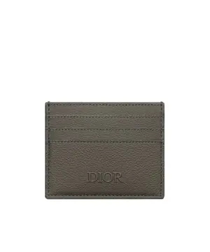 Dior Privé Card Holder - Gray