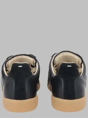 MAISON MARGIELA Leather Replica Sneakers - Black
