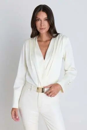 THE NOLI SHOP Frances Silk Bodysuit