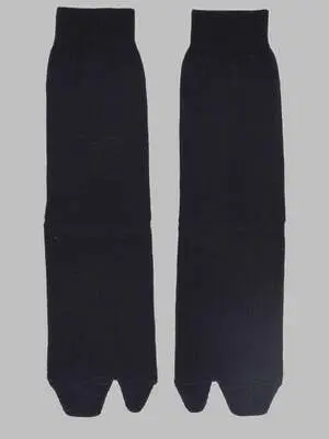 MAISON MARGIELA Ribbed Tabi Socks - Blue
