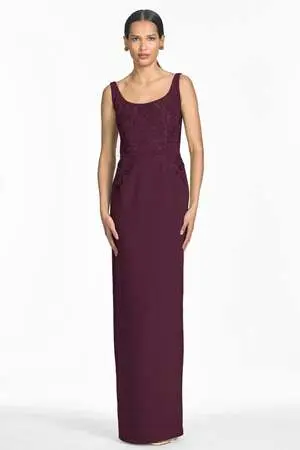Sachin & Babi Lana Column Gown