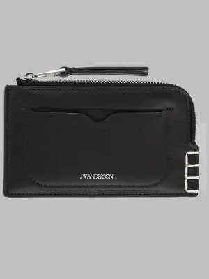 JW Anderson Leather Wallet - Black