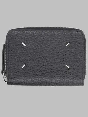 MAISON MARGIELA Leather Wallet With Key Ring