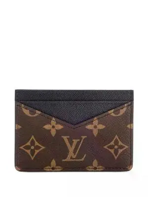 LOUIS VUITTON Neo Macassar Monogram Canvas Card Holder - Brown