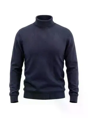 Altea Roll-neck Wool Sweater - Blue