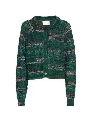 Henrik Vibskov Disguise Textured-knit Cardigan - Green