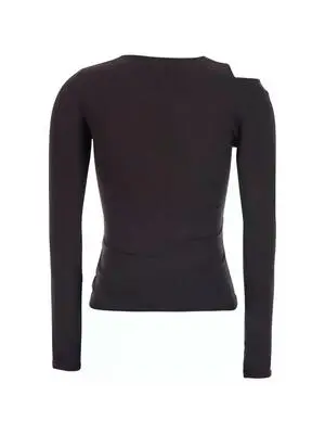 Federica Tosi Cut-out Wrap-tie Sweatshirt