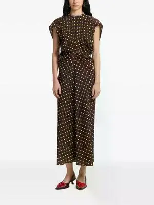 Altuzarra Polka-dot Midi Dress