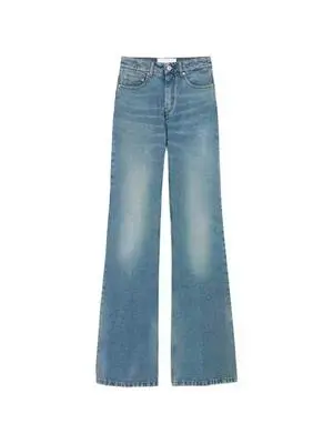 AMI Paris Flare-fit Cotton Jeans