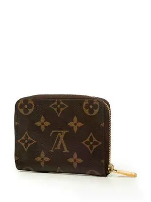 LOUIS VUITTON 2018 Monogram Zippy Purse Coin Pouch - Brown