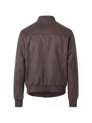 BARBA NAPOLI Button-up Cashmere Jacket - Brown
