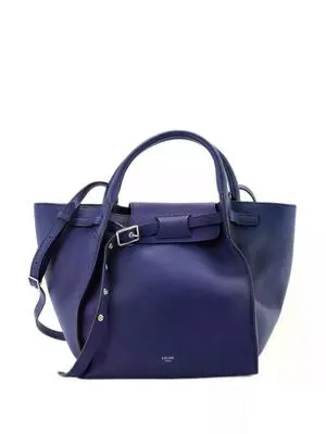 Celine Big Bag Grained Calfskin Small Satchel - Blue