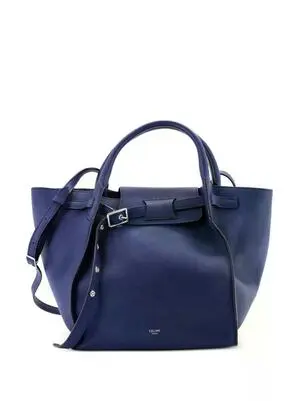 Celine Big Bag Grained Calfskin Small Satchel - Blue