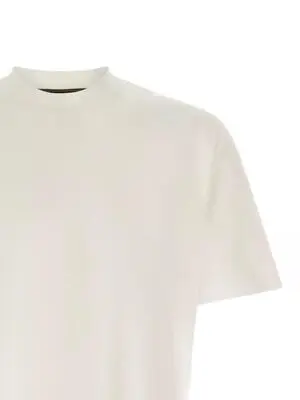 Brioni Logo-embroidered Raised-neck T-shirt - Neutrals
