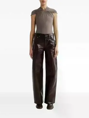 AGOLDE Arched-silhouette Wide-leg Trousers