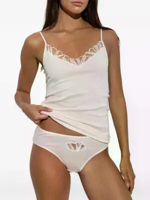 Hanro Rosaria Lace-trim Top
