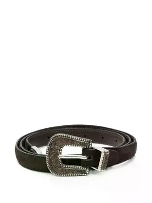 ERALDO Buckle-fastening Leather Belt - Brown