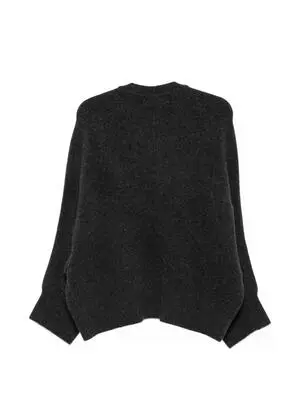 Christian Wijnants Seam-detail Crew-neck Sweater - Grey