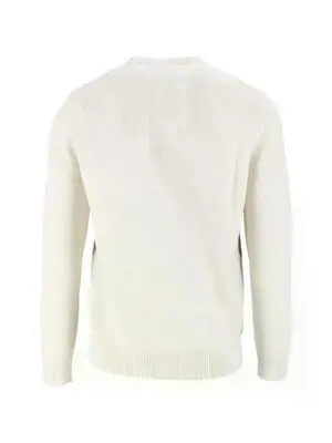 BALLANTYNE Argyle-intarsia Sweater - Neutrals