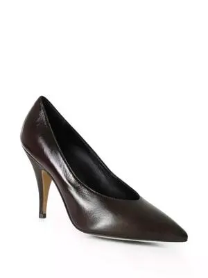 3JUIN Leather Pointed-toe Pumps