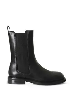 POEVE Elasticated-side Ankle Boots - Black