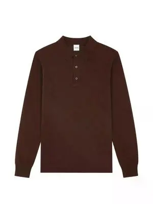 ASPESI ASPESI Long-Sleeve Knitted Polo Sweater