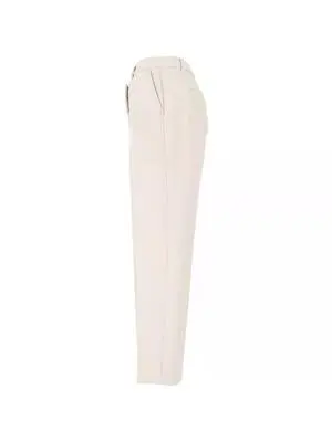 Peserico Pressed-crease Belt-loop Trousers