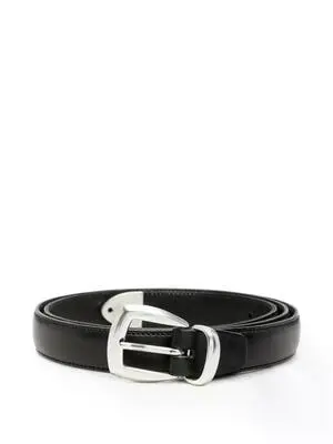 ERALDO Buckle-fastening Leather Belt - Black