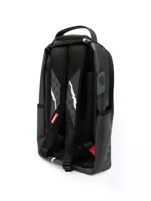 SPRAYGROUND Shark-print Checkered Backpack