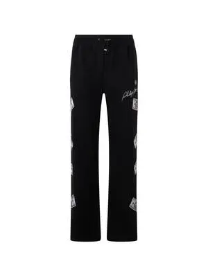 Philipp Plein Dollar-detail Track Pants - Black