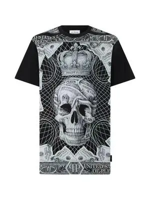 Philipp Plein Dollar Skull T-shirt - Black