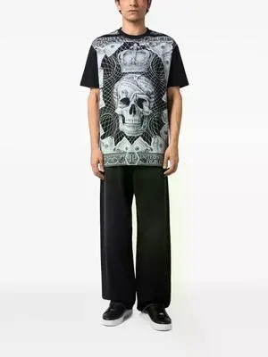 Philipp Plein Dollar Skull T-shirt