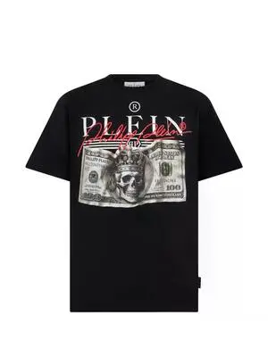 Philipp Plein Dollar Signature T-shirt - Black