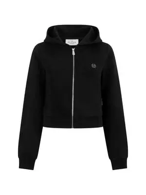 Philipp Plein Logo-patch Zip-up Hoodie