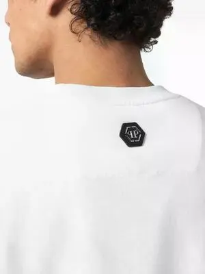 Philipp Plein Graphic-print Logo-patch T-shirt