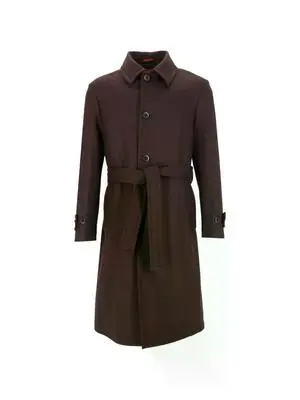 Barena Venezia Paramar Belted Single-breasted Coat - Brown