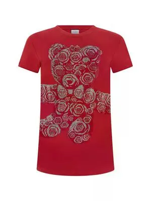 Philipp Plein Flower Teddy Pure Fit T-shirt
