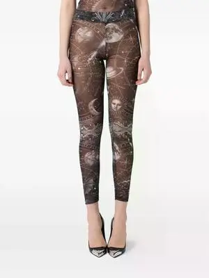 Philipp Plein Zodiac Leggings - Grey