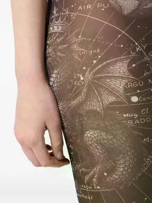 Philipp Plein Zodiac Leggings - Grey