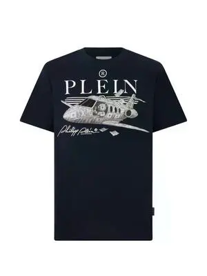 Philipp Plein Round-neck T-shirt - Blue