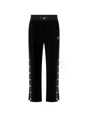 Philipp Plein Chenille Tracksuit Pants Buttons - Black