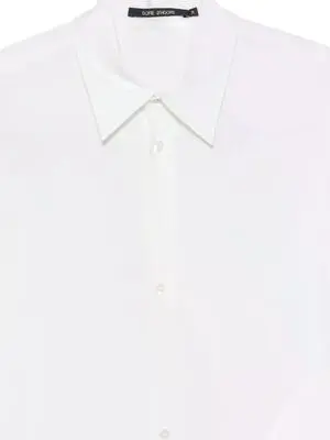 Sofie D'hoore Curved-hem Long-sleeve Shirt