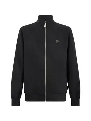 Philipp Plein Jacquard-monogram Tracksuit Jacket - Black