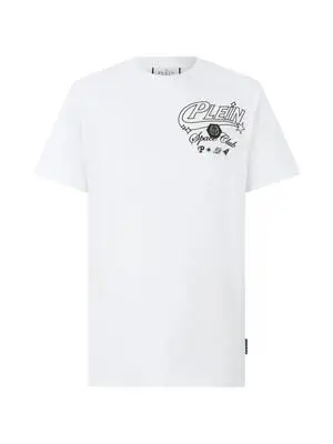 Philipp Plein Space Club Logo-print T-shirt