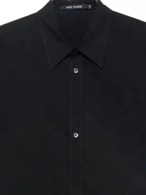 Sofie D'hoore Curved-hem Long-sleeve Shirt