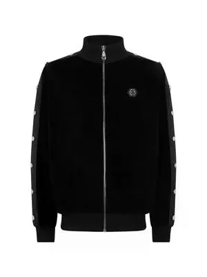Philipp Plein Chenille Button-embellished Tracksuit Jacket